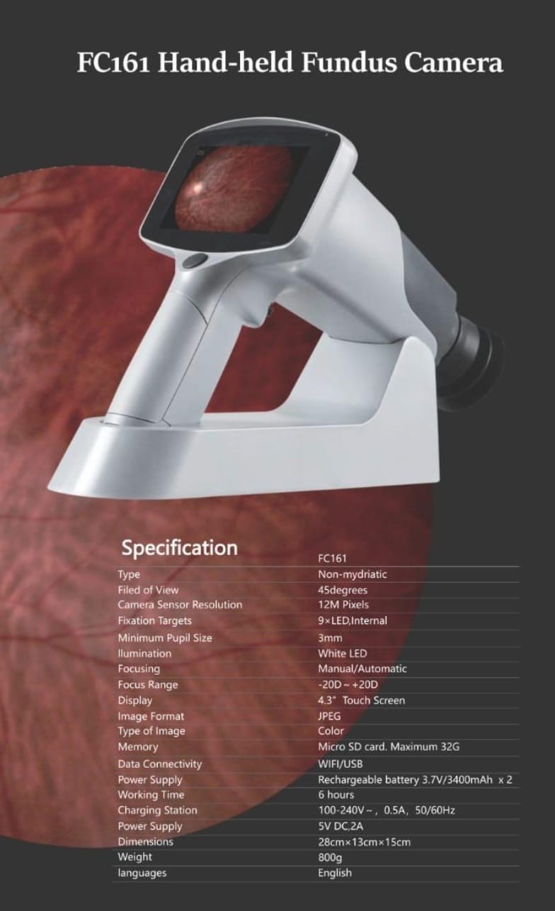 FC161 Hand-Held Fundus Camera - EyeToday